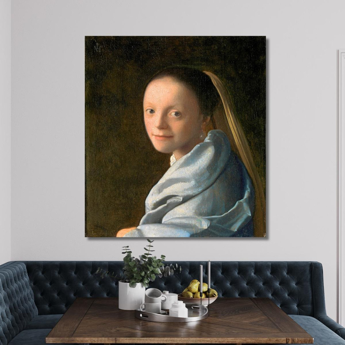 Study Of A Young Woman Jan Vermeer canvas print
